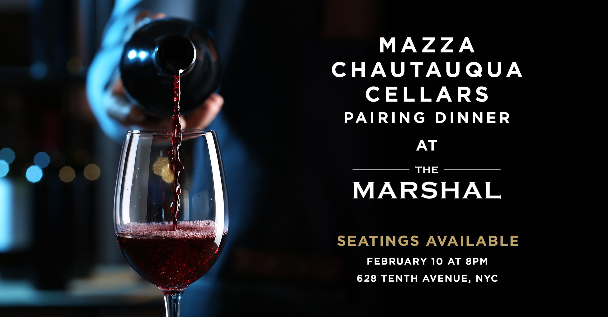 NYC’s The Marshal will feature Mazza Chautauqua Cellars and The Perfect ...